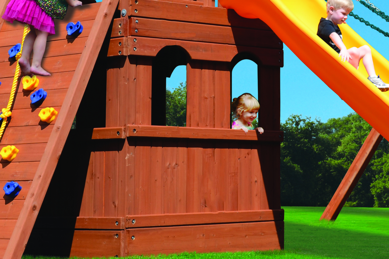 Select Fort Lower-Level Playhouse Enclosure - PlayN Wisconsin