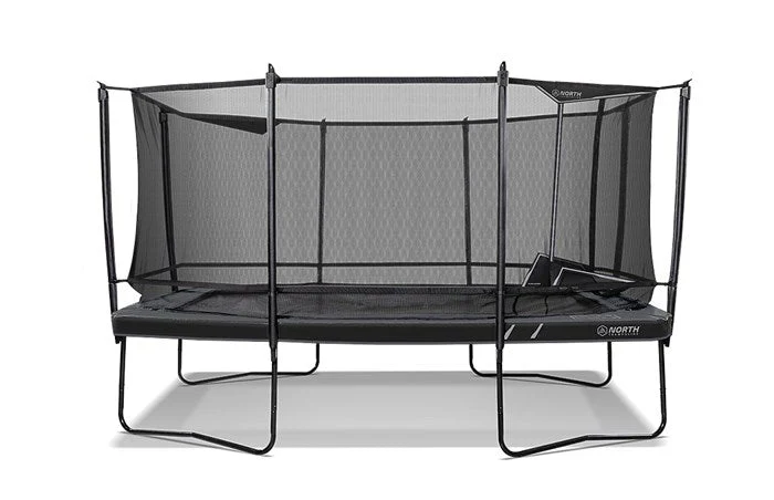 North Legend Rectangle 17.5' x 12' Above Ground Trampoline - PlayN ...